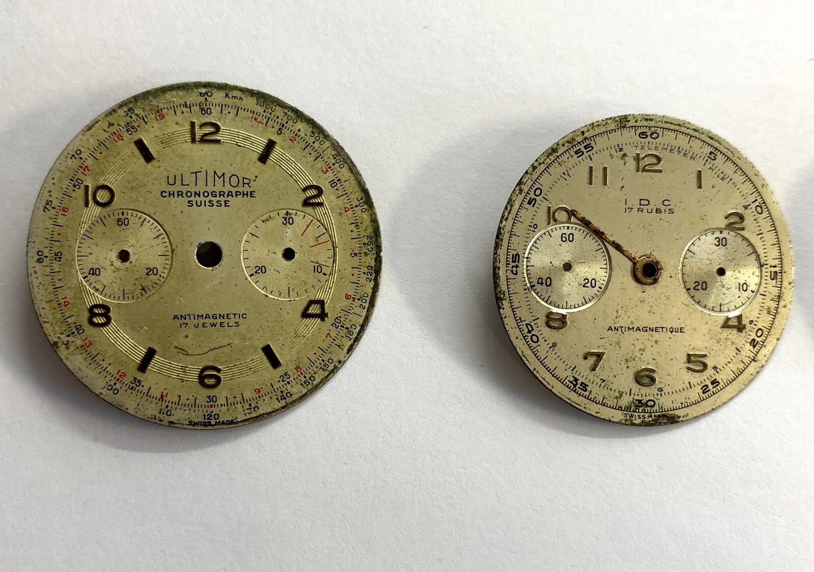 Landeron Cal. 48 51 elegir esferas chronograph hand manual choose dial ...