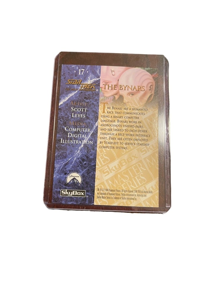 1994 SkyBox Master Series Star Trek Trading Card #17 - The Bynars | eBay