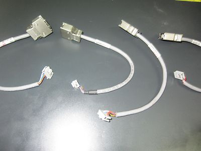 lot of 4 cable 3m 10320 cable Remove from Yaskawa Servopack SGDH-04AE ...