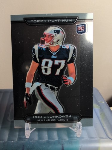 ROB GRONKOWSKI 2010 Topps Platinum ROOKIE #122 PATRIOTS RC GRONK Future ...