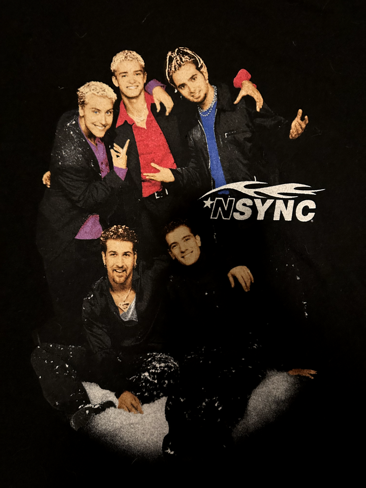Vintage 90s NSYNC T-Shirt Pop Boy Band Tee Youth XL Y2K NWT | eBay