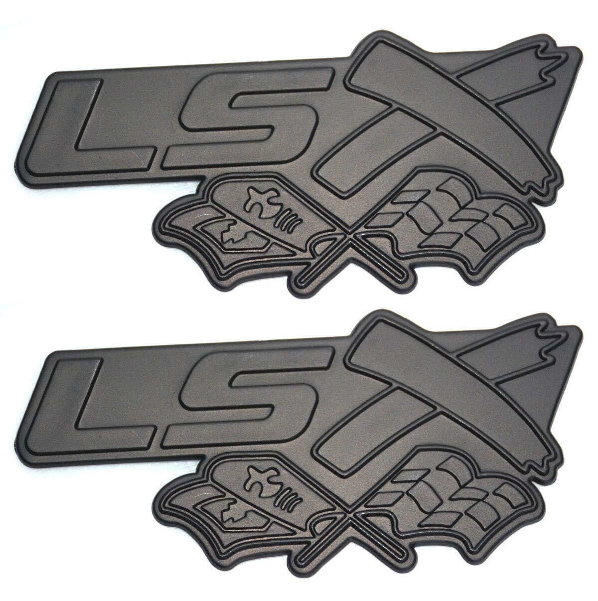 2Pcs LSX Flag with Airplane Emblems Fender Badge for Chevy Camaro ...