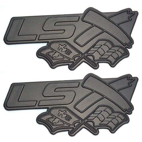 2Pcs LSX Flag with Airplane Emblems Fender Badge for Chevy Camaro ...