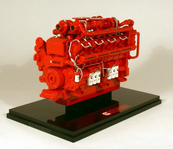 Cummins QSK95 4 000hp Engine Replica Static Display Desktop Model 1/18 ...