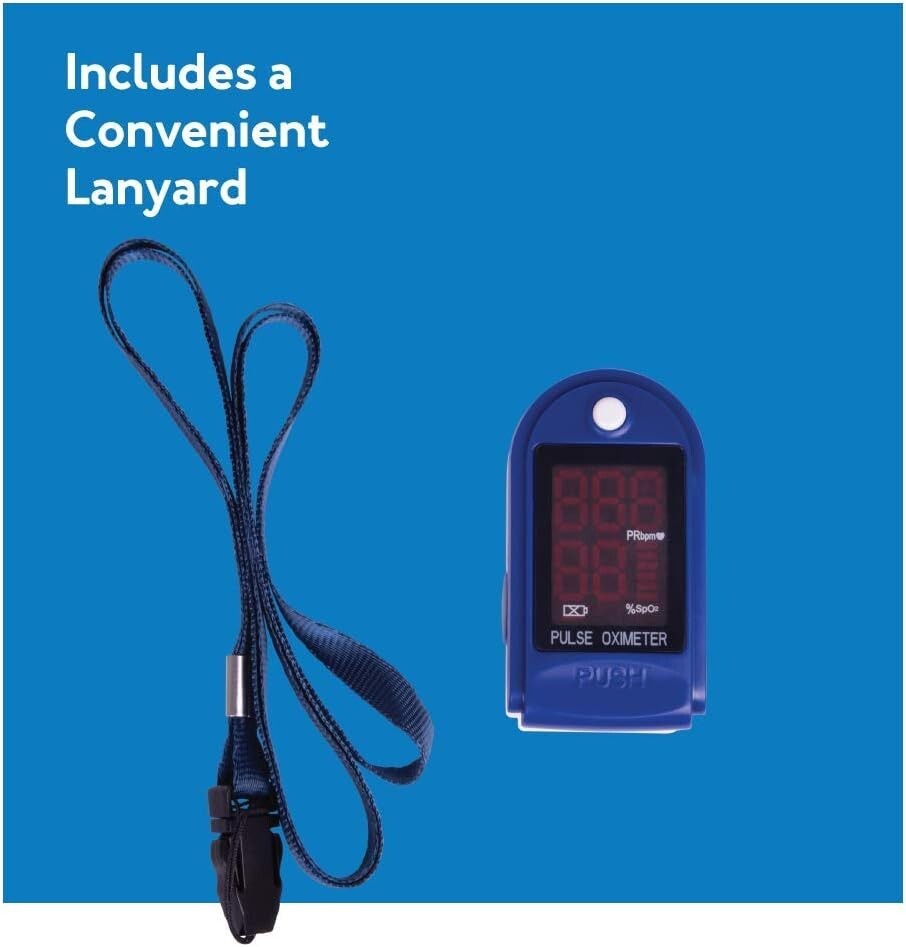 Roscoe Medical Finger Pulse Oximeter O2 Monitor, Pulse Ox Finger Oxygen ...