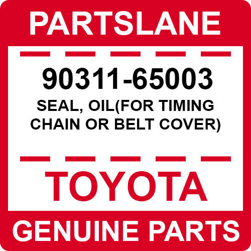 9031165003 Toyota Oil Seal 90311-65003 Genuine OEM Part for sale online ...