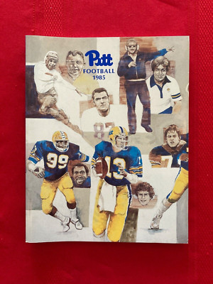 1985 NCAA Pitt Panthers football media guide / Pittsburgh / Austin ...