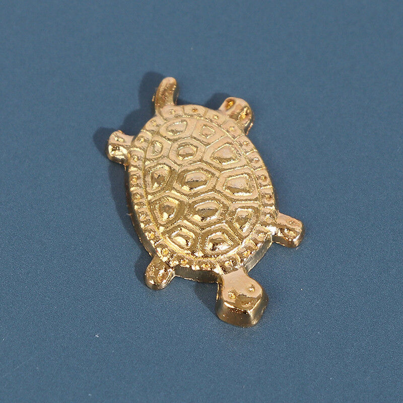 10Pcs FengShui Golden Money Turtle Japanese Lucky Tortoise for Fortune ...