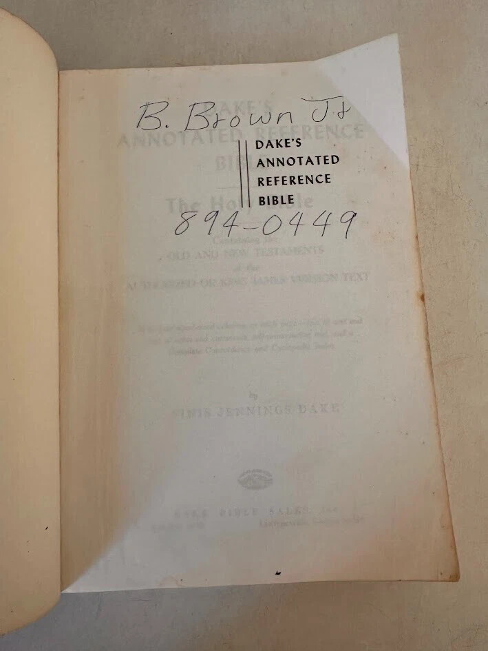 Dake's Annotated Reference Bible by Finis J. Dake Sr. (Imitation ...