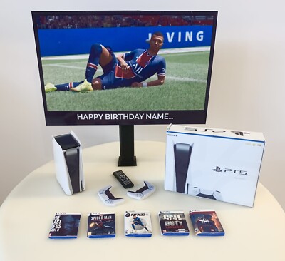 PERSONALISED FIFA PS5 Cake Toppers | Customised TV | Any Game Image You ...
