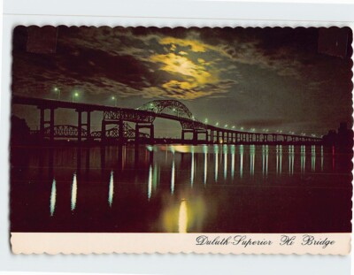 Postcard Duluth-Superior Hi Bridge USA | eBay