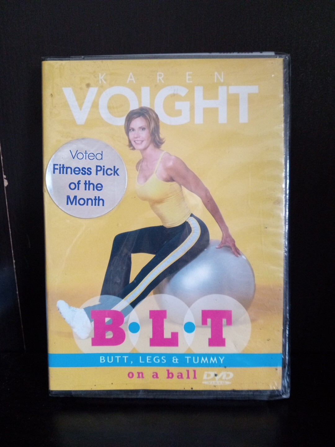 Karen Voight - BLT (Butt Legs & Tummy) On a Ball (DVD, 2003) Damaged ...