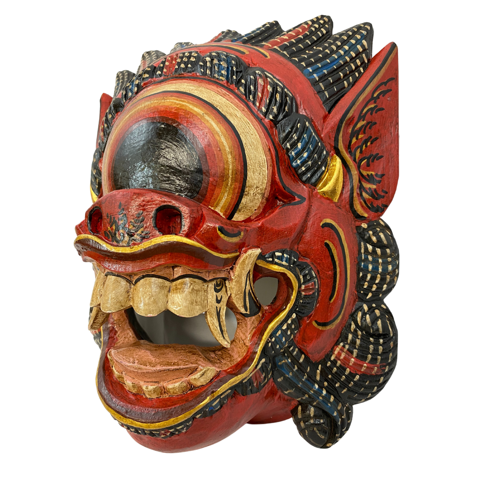 Balinese Leyak Mata Besek Mask Topeng Cyclops 1 Eyed Demon Bali Art ...