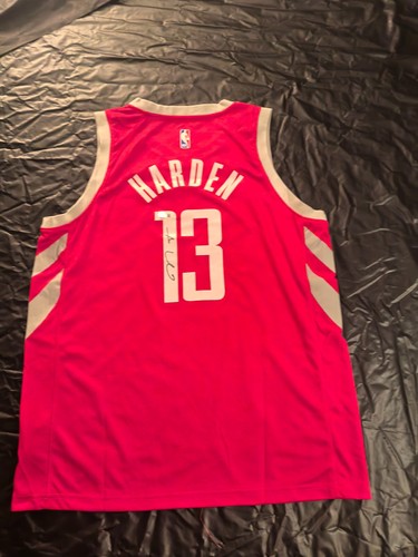 James harden signed sign autograph autographed custom jersey with coa ...