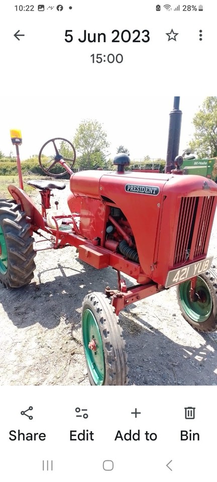 BMB President Tractor | eBay UK