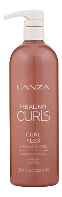 L'anza Healing Curls Curl Flex Memory Gel 750 ml. Hair Styling Product ...