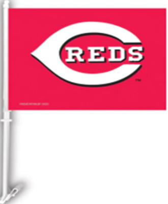 MLB Heavy Duty 11``X15`` CINCINNATI - REDS CAR FLAG | eBay