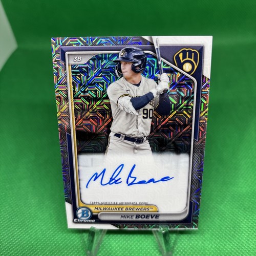 2024 Bowman Chrome Baseball Mojo Mike Boeve Auto #BMA-MB | eBay