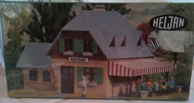 #1777 Heljan WALD-GASTHAUS INN HO Scale KIT NEW NIB SEALED train set ...