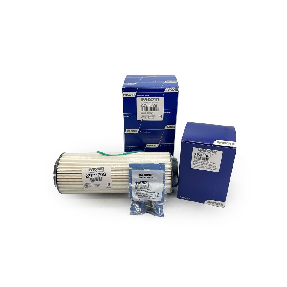 OEM PACCAR FILTER SERVICE KIT MX-13 EPA 17 OIL, FUEL, ELEMENT & PLUG ...