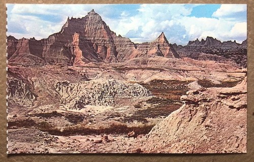 Old Postcard Badlands National Monument Badlands, South Dakota | eBay