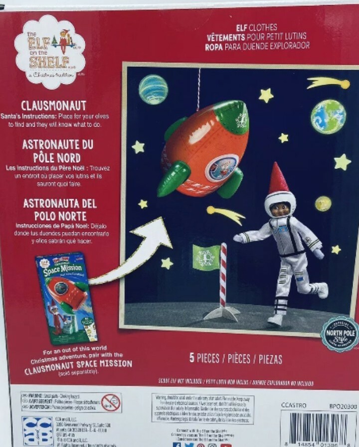 Elf on the Shelf Clausmonaut Astronaut set new | eBay
