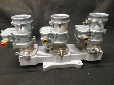 VINTAGE SPEED STROMBERG 97 STYLE TRIPLE SET (PLAIN) HOT ROD FLATHEAD ...