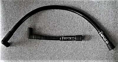 TWISTED 12mm SPARK PLUG WIRES HARLEY SOFTAIL HERITAGE FXST FAT BOY ...