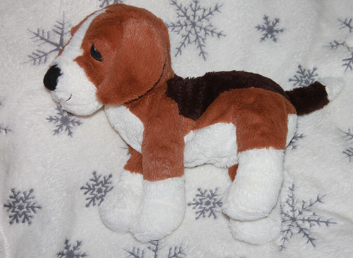 Peluche Doudou IKEA CHIEN MARRON BRUN BLANC Gosig Valp Beagle | eBay