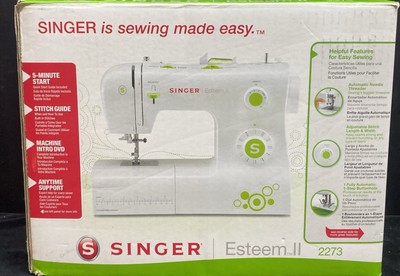 Sewing Machine Singer 2273 Esteem II Brand New Open Box NO PEDAL | eBay