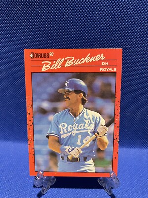 Bill Buckner # 474 1990 Donruss Baseball Card Error | eBay