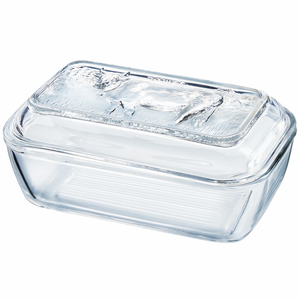 Butterdose Butterbox Butterbehälter mit Deckel 17 x 10,5 cm Luminarc ...
