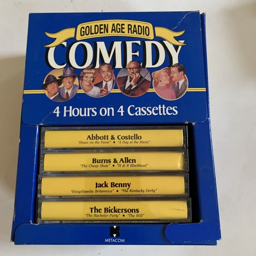 Golden Age Radio Comedy Cassette 4 Cassettes Jack Benny Abbott ...