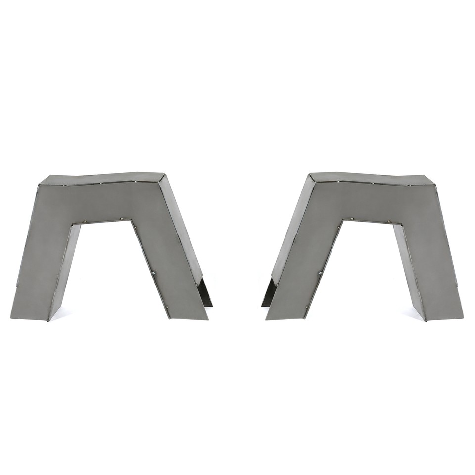 1 PAIR C Notch Frame Step Notch CNotch Set Steel For 1963-1972 Chevy ...