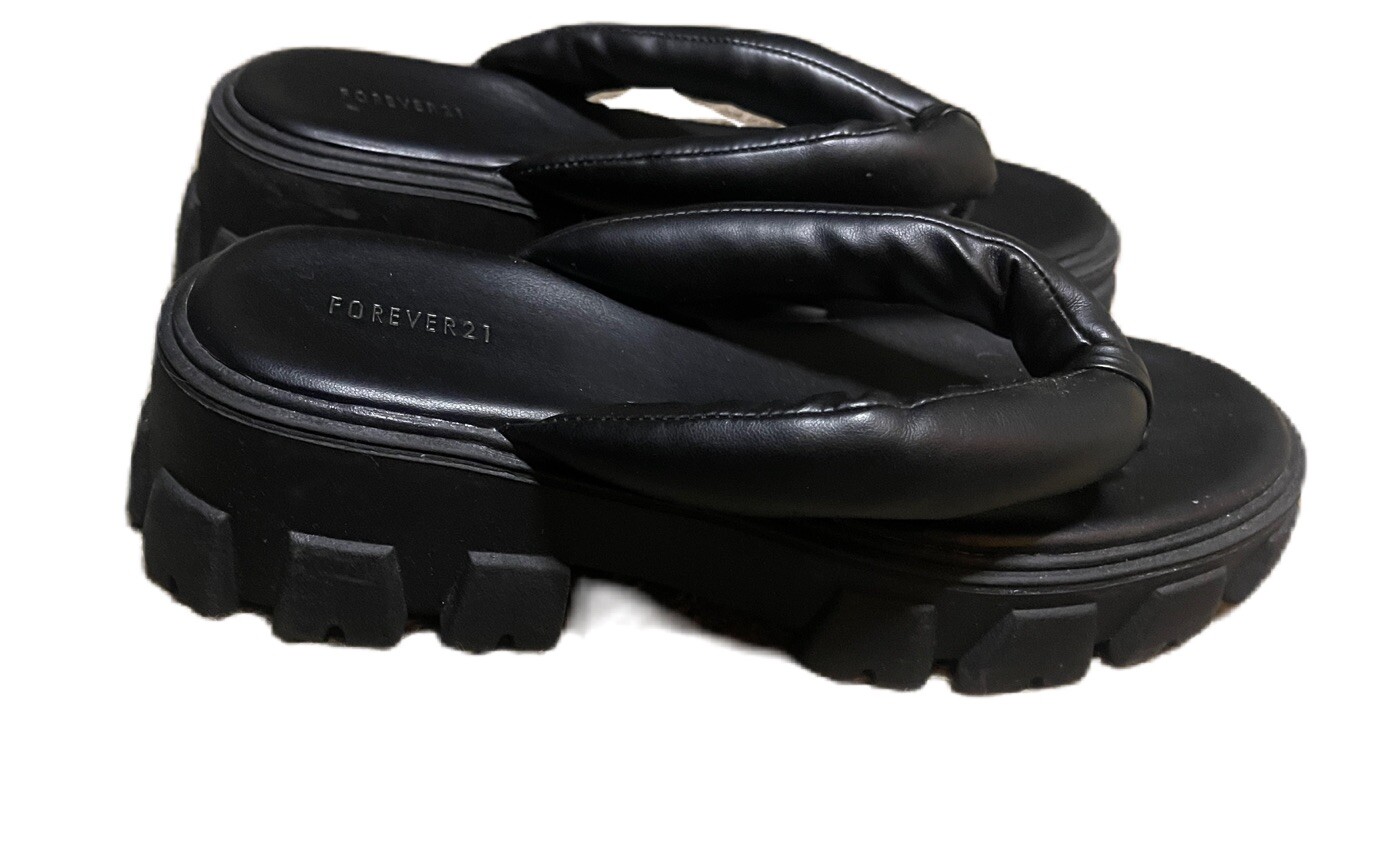 Women Super High Platform Wedge Flip Flops Thong Beach Sandals Shoes ...