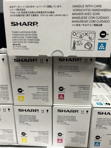 Genuine Sharp MX-C250/MX-C304WH Cyan Toner Cartridge MX-C30NTC, MX ...