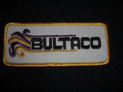 Vintage Bultaco Spanish Motorcycle Patch Original 1960'S – Rare ...