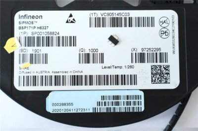 MOSFET/ Transistor/ BSP171P H6327 - SOT-223-4 - P-Kanal - 60 V - NEU ...