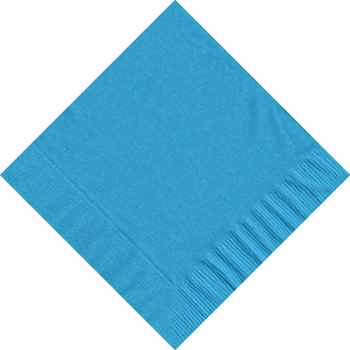 50 Plain Solid Colors Luncheon Dinner Napkins Paper - Turquoise | eBay