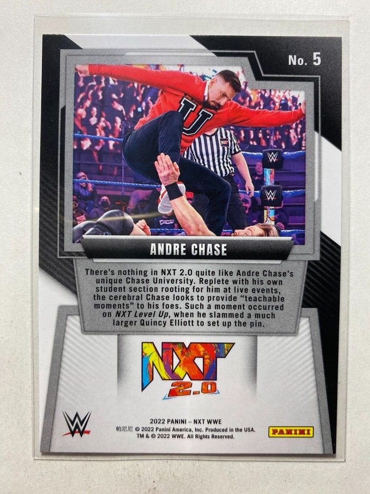 Andre Chase 2022 Panini WWE NXT #5 Rookie Card | eBay