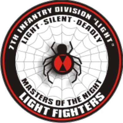 U.S. Army 7th Infantry Division Light Window Wall Vinyl Decal Sticker ...
