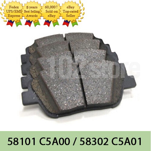 OEM Genuine 58101C5A00+58302C5A01 Front+Rear Disc Brake Pad Kit For ...
