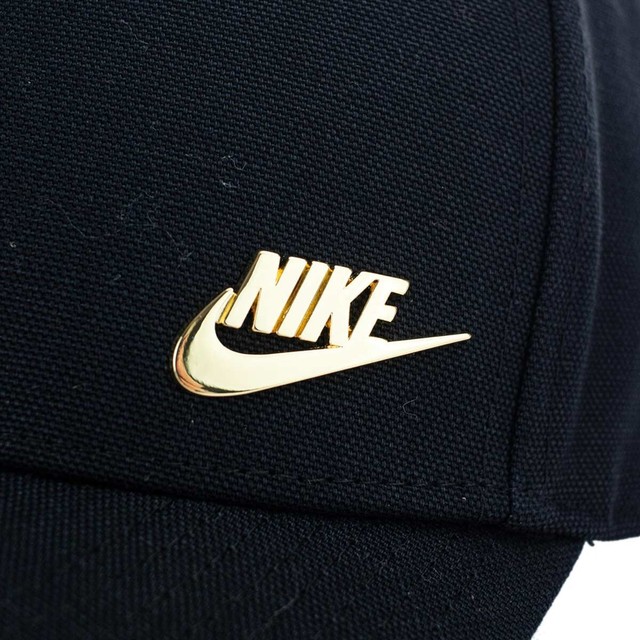 Nike Legacy 91 Men's Classic Hat Baseball Cap Black Metallic Gold ...