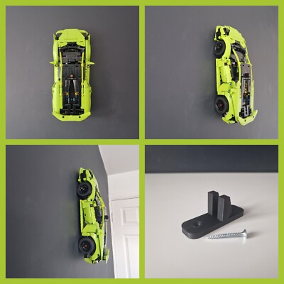 Lego Technic Lamborghini Huracan 42161 Wall Display Mount Bracket Hook ...