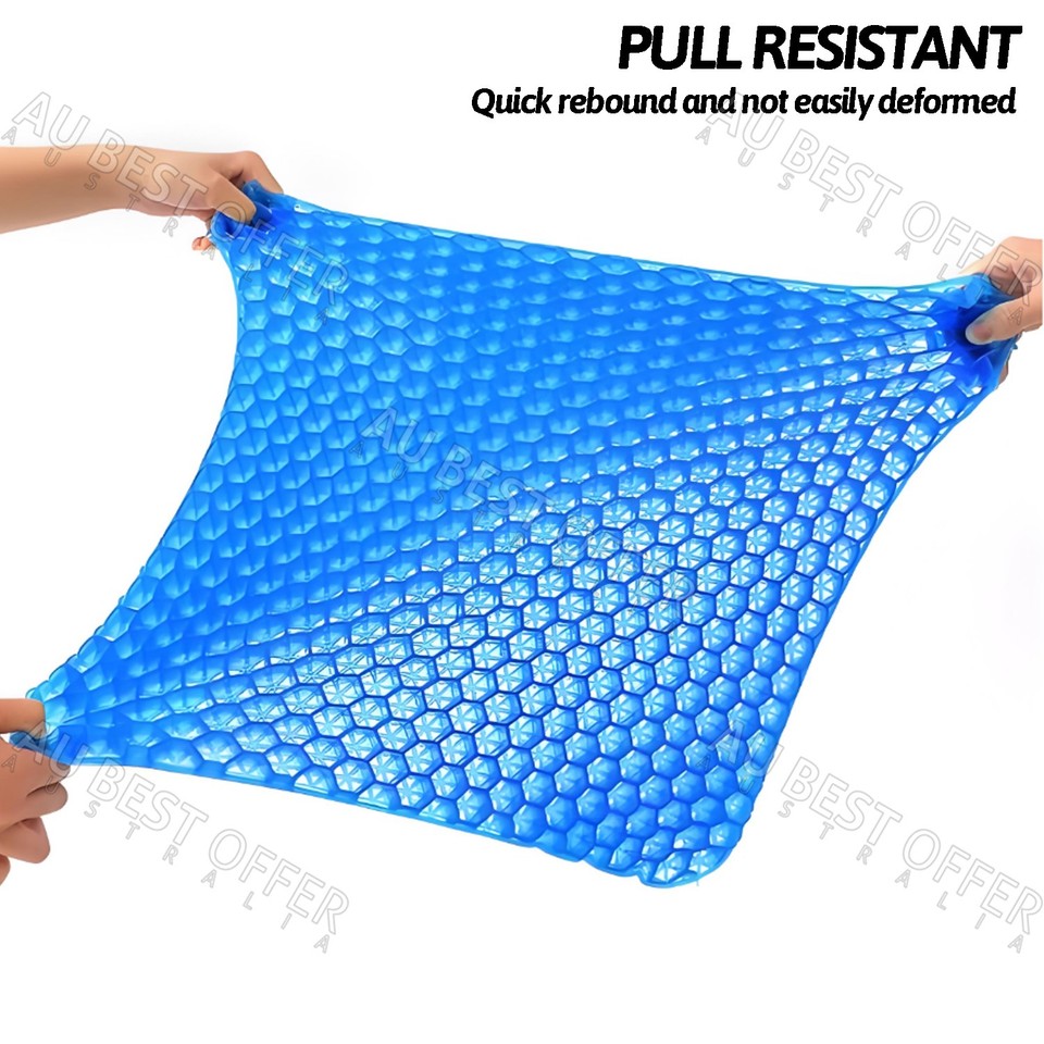 Double Layer Gel Honeycomb Seat Comfort Support Cushion Cooling Pain ...