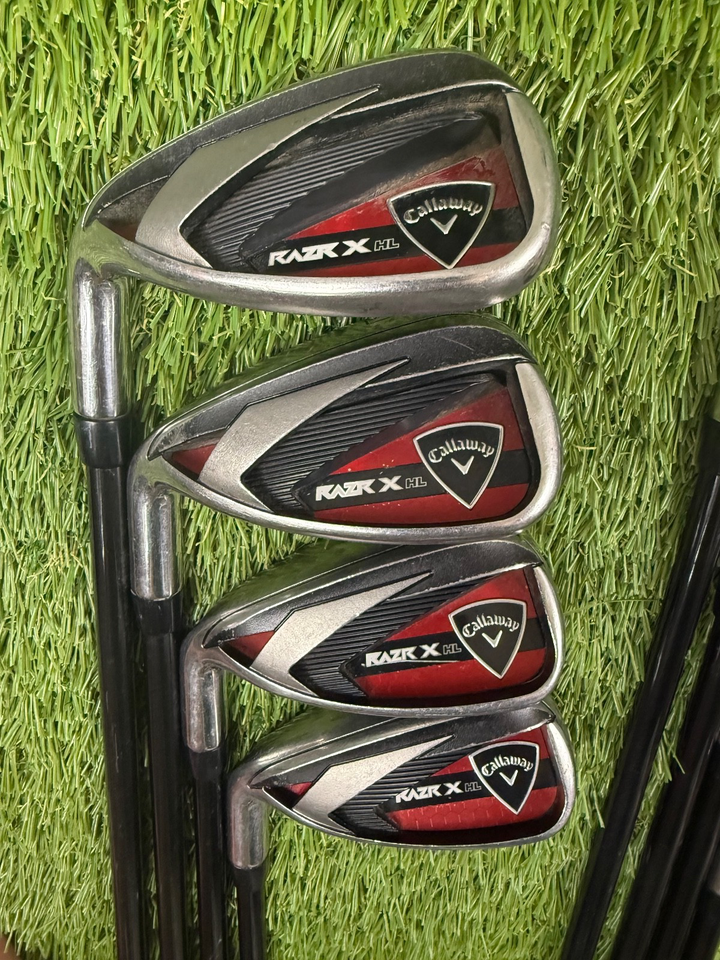 Callaway RAZR X HL Iron Set 4H-AW (8pcs) LH | Callaway Graphite Regular ...