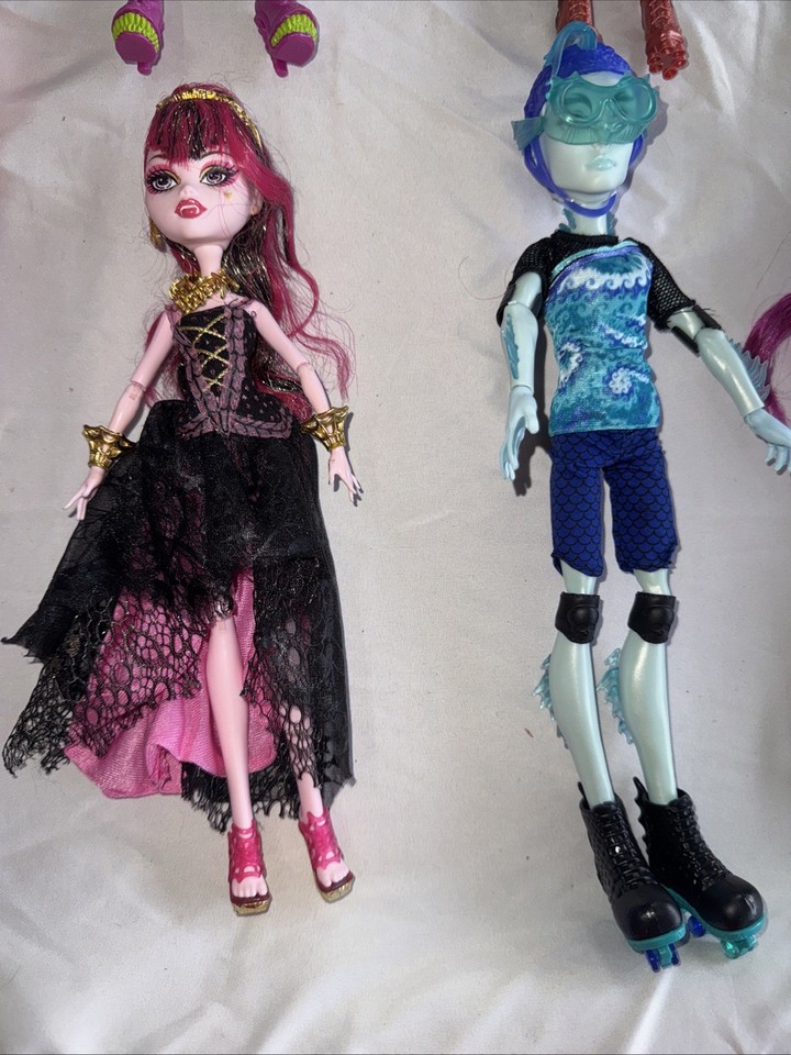 Monster High Wydowna Cyclops Clops Catty Noir Chloe Gill Boys Sirena ...