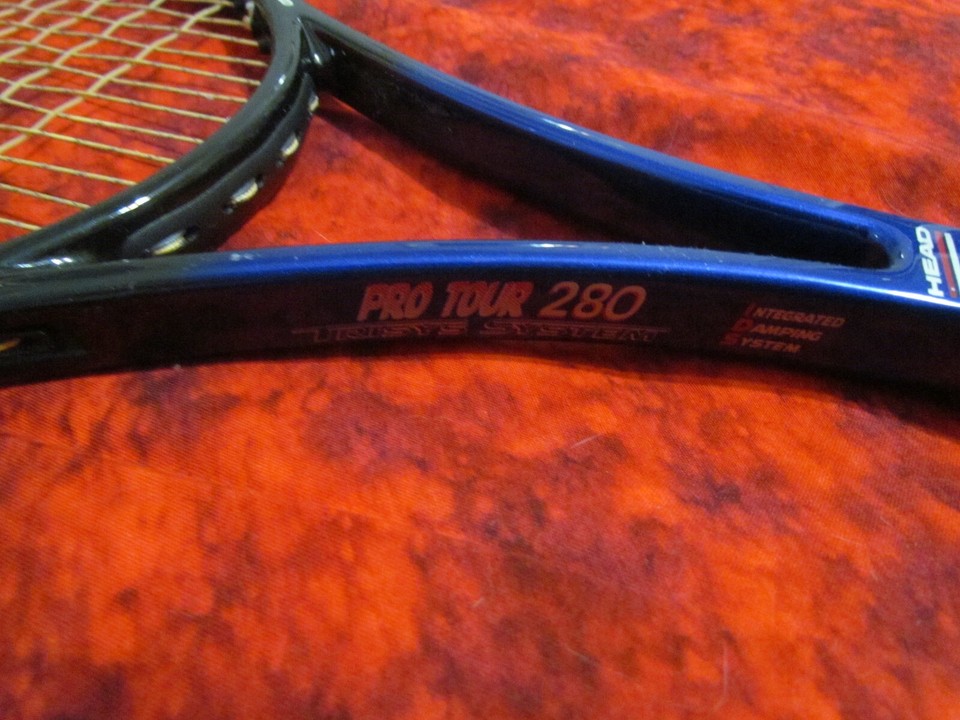 Head Pro Tour 280 Trisys System Mid Plus Tennis Racquet 4 1/2 (L4) Grip ...