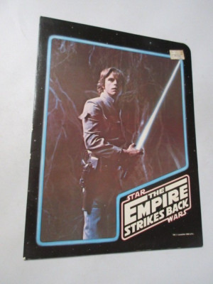 1980 Star Wars The Empire Strikes Back folder - Luke Skywalker | eBay