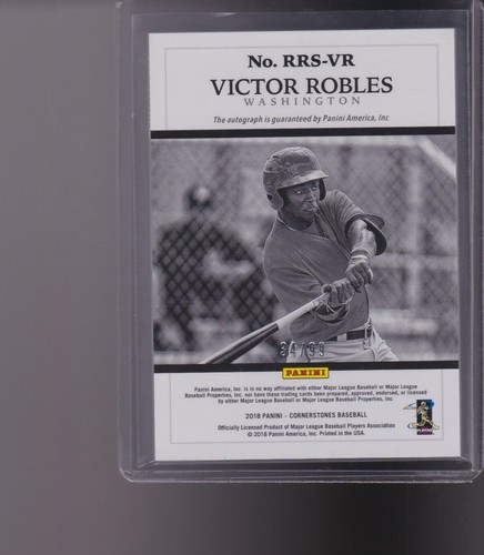 2018 Panini Chronicles - Cornerstones Rookie Reserve Signatures Victor ...